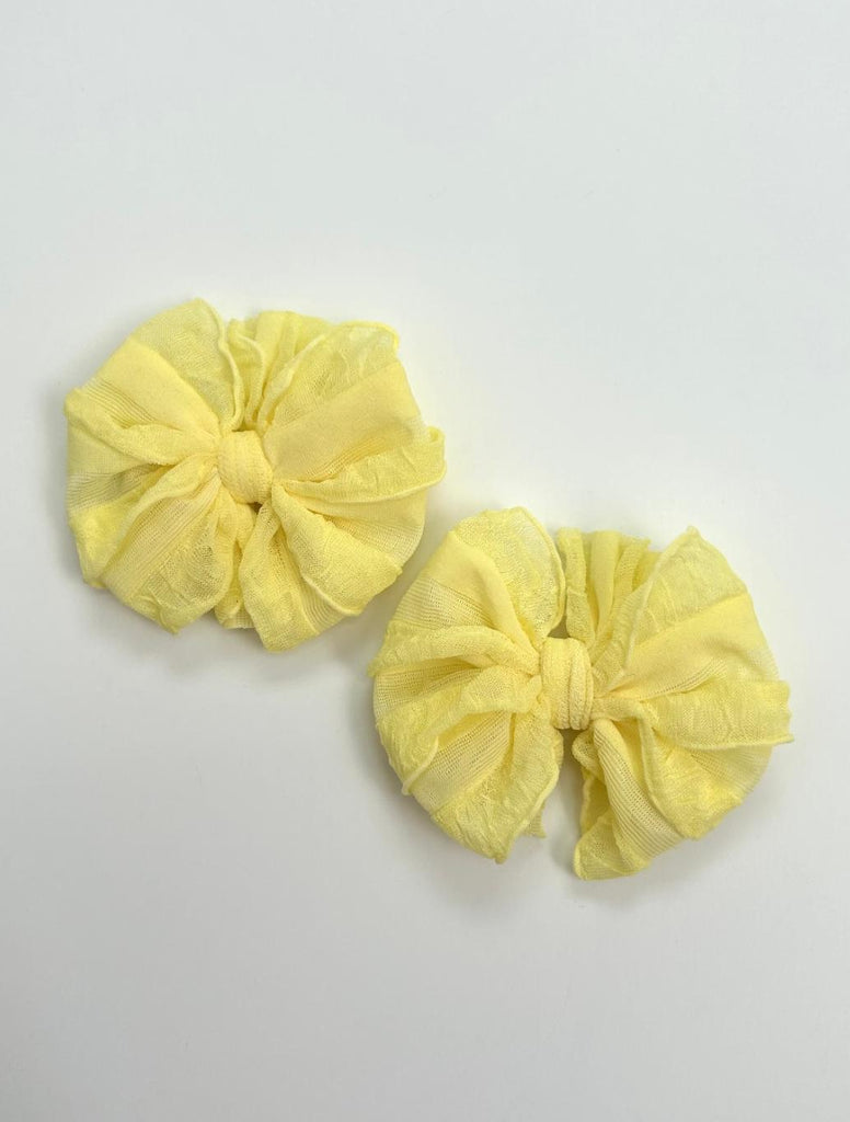 Ruffled Clips & Piggy Sets: Cute & Secure Hair Accessories